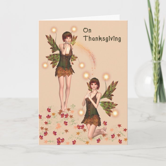 Fantasy Thanksgiving Card | Zazzle.com