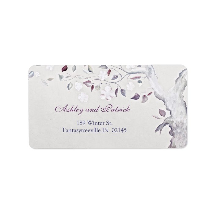Fantasy Tree Address Label | Zazzle.com