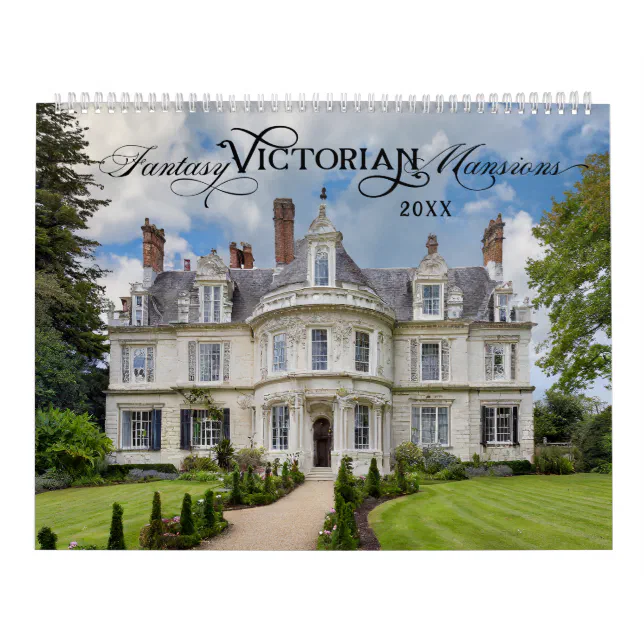 Fantasy Victorian Mansions Calendar | Zazzle