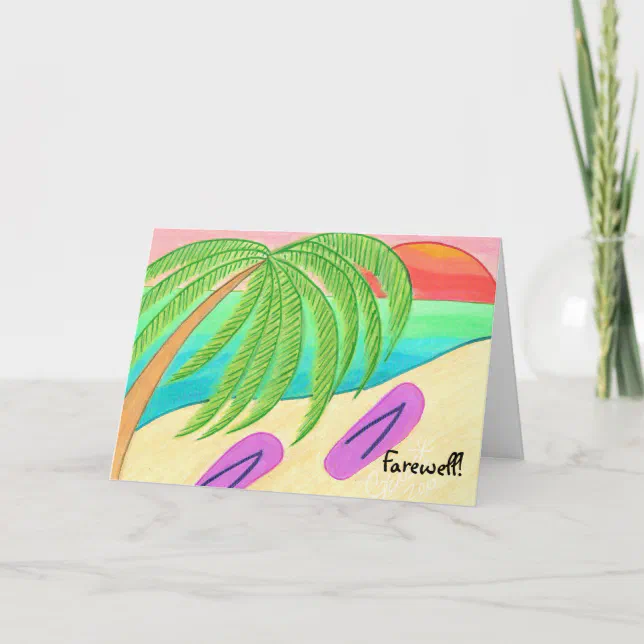 Farewell! Card | Zazzle