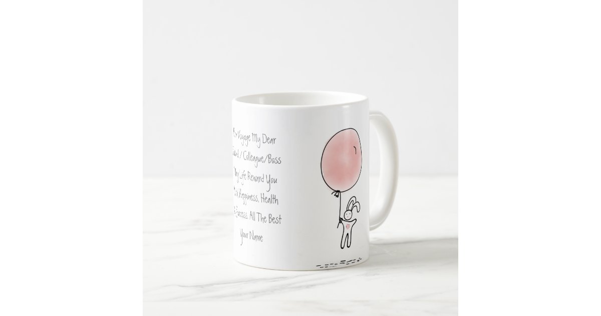 Farewell Gift Personalized Cute For Female Coffee Mug | Zazzle