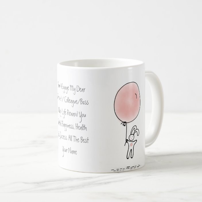 Farewell Gift Personalized Cute For Female Coffee Mug | Zazzle.com