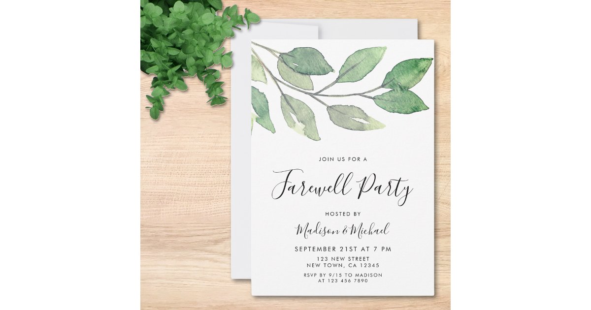 Farewell Party Invitation | Zazzle