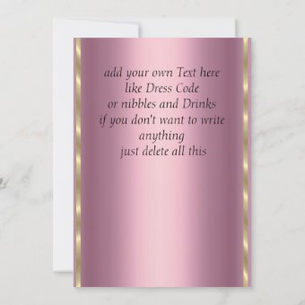 Farewell Party Invitation Card Good Bye Pink | Zazzle
