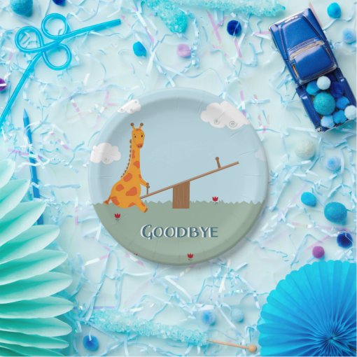 Farewell Party Plates | Zazzle