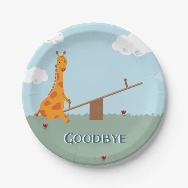Farewell Party Plates | Zazzle