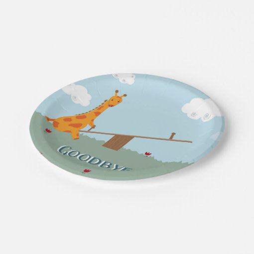 Farewell Party Plates | Zazzle