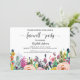 Farewell Party Send off Going Away Floral Photo Invitation | Zazzle