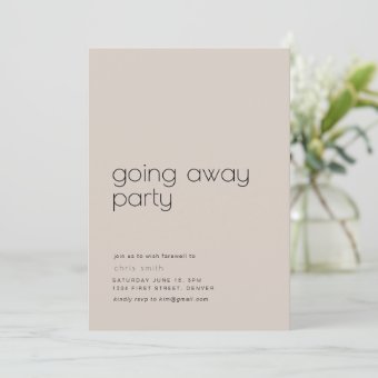 Farewell Retirement, Moving, Relocation Party Invitation | Zazzle