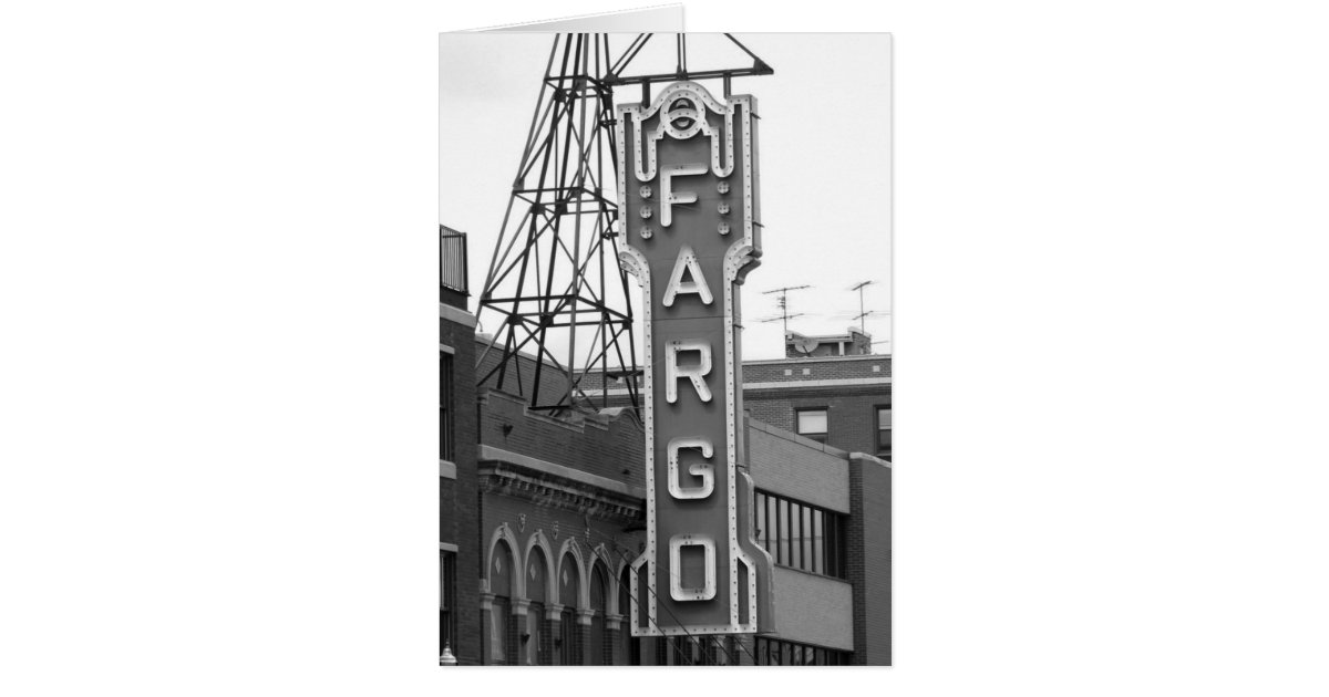 Fargo Movie Theatre Placard | Zazzle