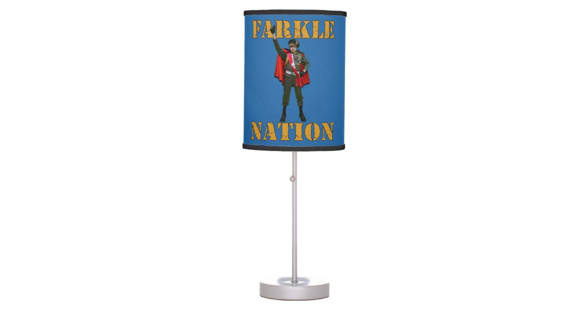 Farkle Nation Table Lamp | Zazzle