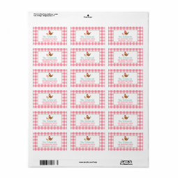 Farm Address Labels Farm Yard Birthday Party | Zazzle