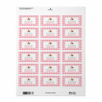 Farm Address Labels Farm Yard Birthday Party | Zazzle
