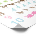 Farm Animal Counting Poster | Zazzle