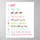 Farm Animal Counting Poster | Zazzle
