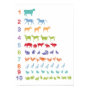 Farm Animal Counting Poster | Zazzle