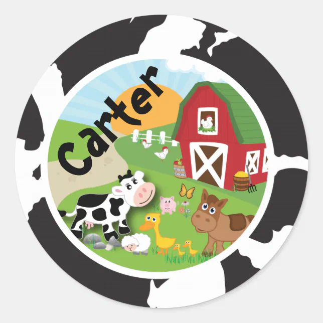 Farm Animal Sticker | Zazzle
