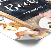 Farm Animals Barnyard Greenery Guestbook Sign | Zazzle