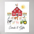Farm Animals Birthday Cards and Gifts Sign | Zazzle