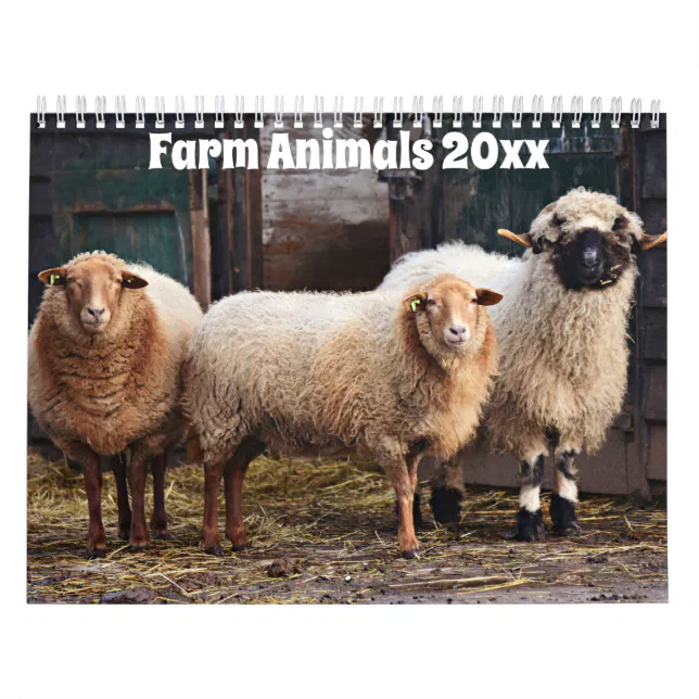 Farm Animals Calendar | Zazzle