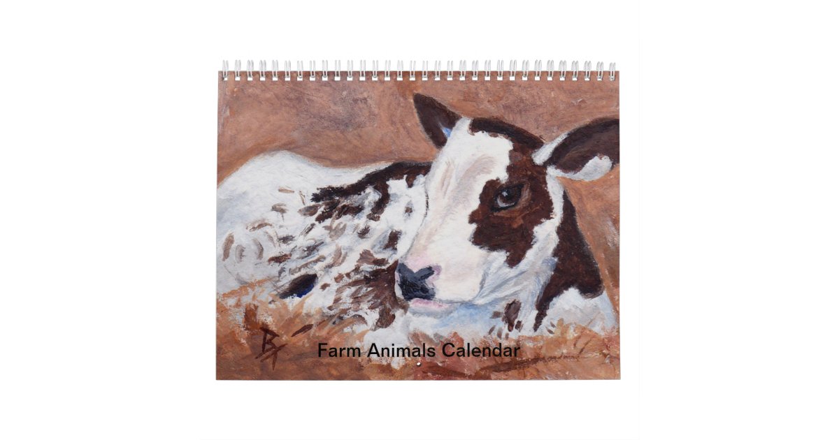 Farm Animals Calendar | Zazzle.com