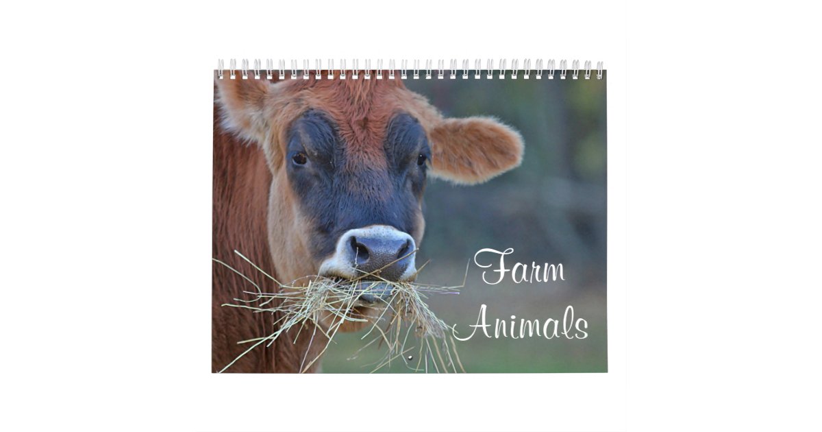 Farm Animals Calendar | Zazzle