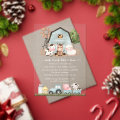 Farm Animals, Cute Animals, Barn, First Birthday Acrylic Invitations ...