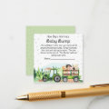 Farm Animals Green Tractor Baby Bump Game Enclosure Card | Zazzle