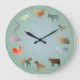 Farm Animals Wall Clock | Zazzle