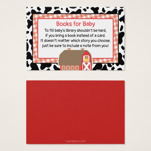 Farm Barnyard Animals Baby Shower Books For Baby | Zazzle