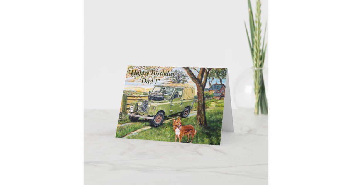 "FARM" Birthday Card For Dad | Zazzle
