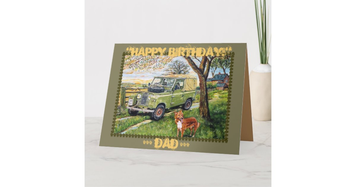 "FARM"~Birthday Card For Dad | Zazzle