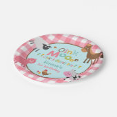 Farm Birthday Paper Plate 7" Old MacDonald Party | Zazzle