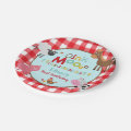 Farm Birthday Paper Plate 7" Old MacDonald Party | Zazzle
