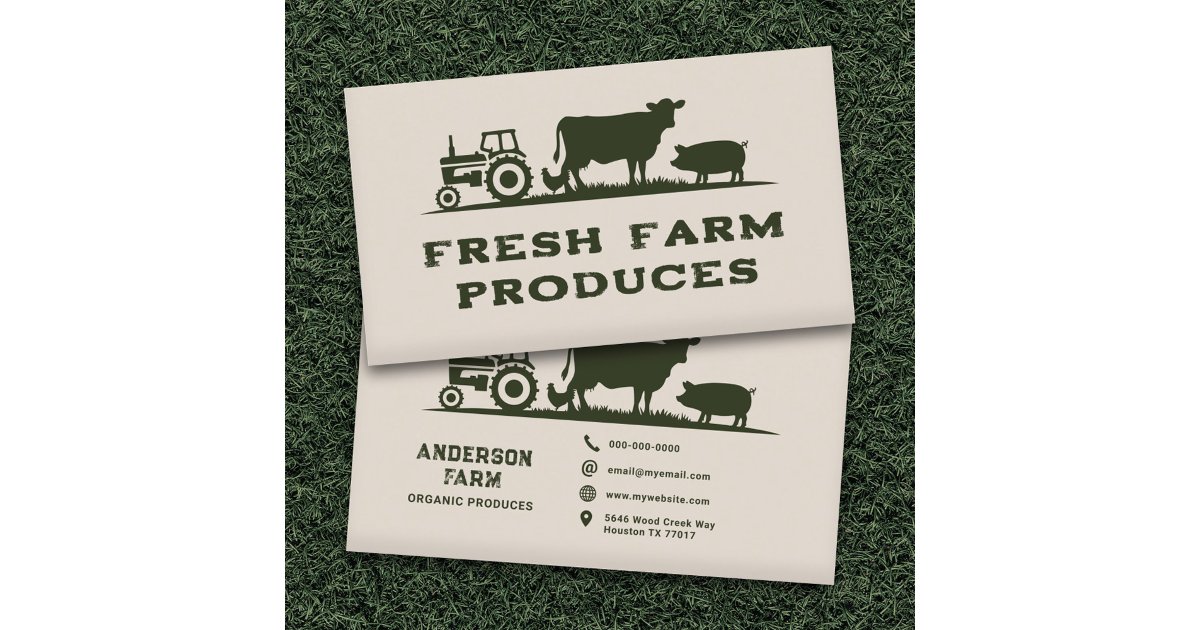 Farm Business Card | Zazzle