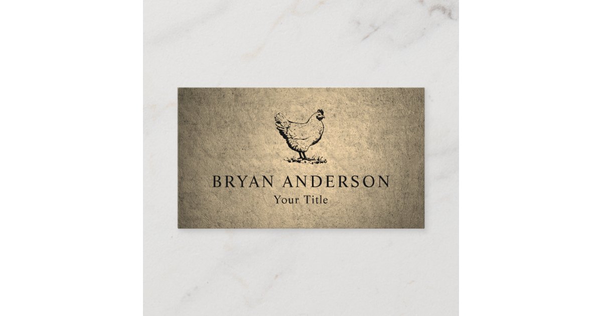Farm - Chicken Business Card | Zazzle