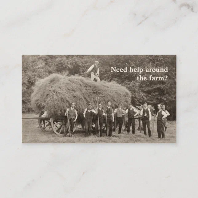 Farm Contractor business card | Zazzle