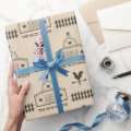 Farm Country Christmas Custom Wrapping Paper | Zazzle