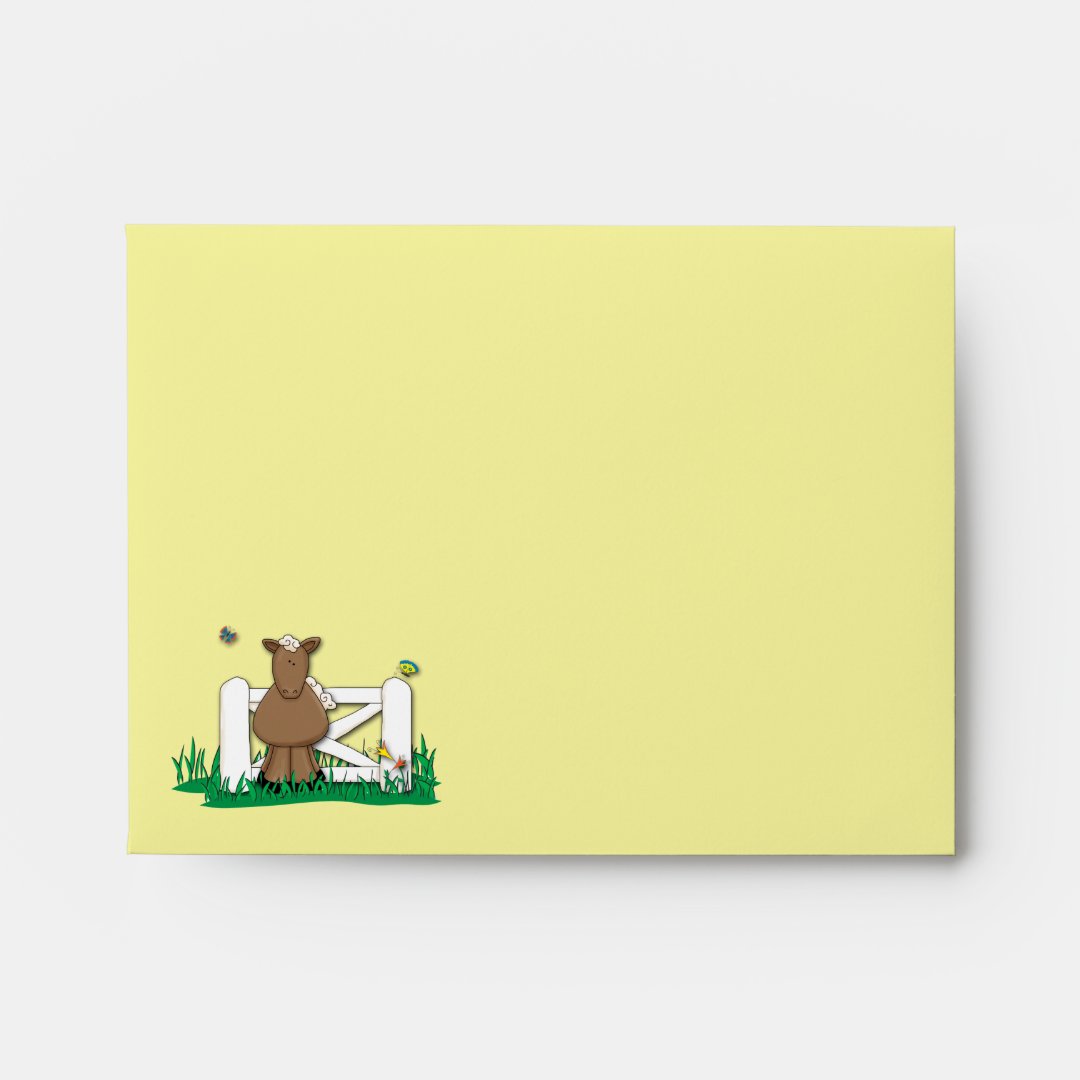Farm Envelope for 4.25x5.5 Thank You Card | Zazzle
