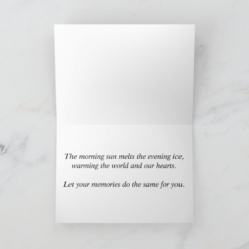 Farm Field Sympathy Card | Zazzle