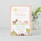 Farm First Birthday Invitation | Zazzle