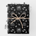 Farm Fresh Christmas Tree Truck Back & White Wrapping Paper Sheets | Zazzle