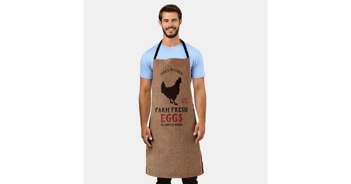 Farm Fresh Country Apron | Zazzle