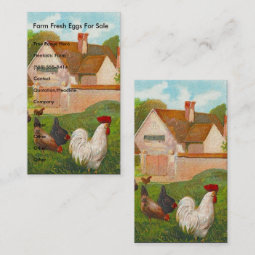 Farm Fresh Eggs For Sale Business Card | Zazzle