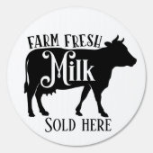 Farm fresh milk sold here word art sign | Zazzle