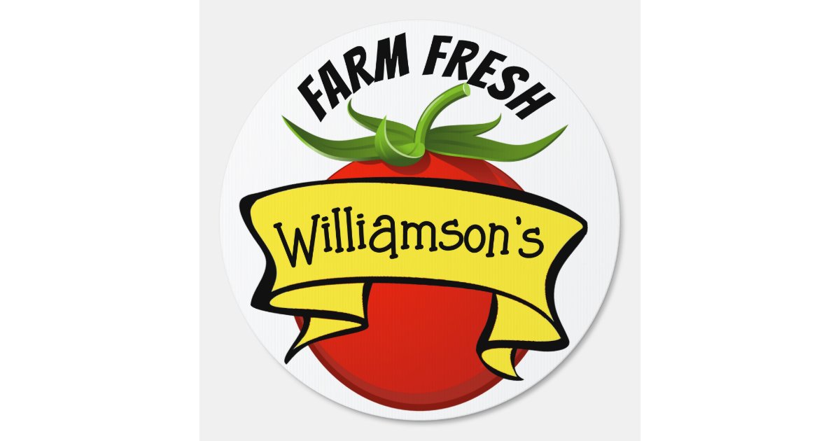 Farm Fresh Vegetables Sign | Zazzle