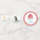 Farm Greenery Barnyard Birthday Confetti | Zazzle