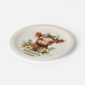 Farm Holy Cow Highland 1st Birthday Paper Plates | Zazzle