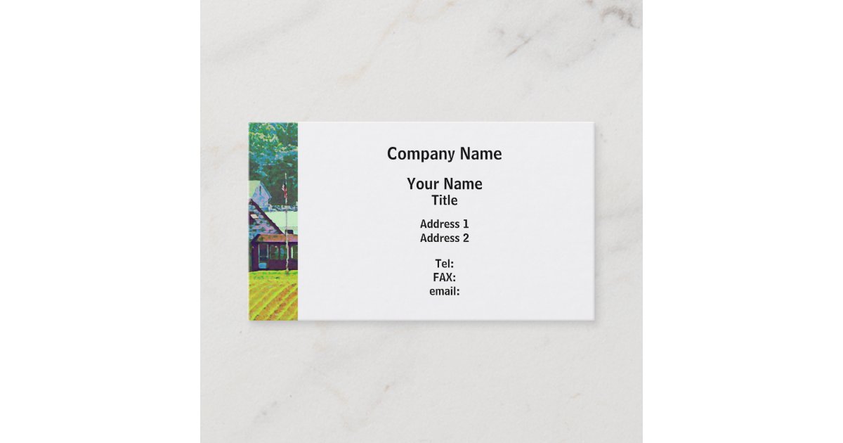 Farm Homestead Business Card | Zazzle