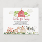 Farm House Animals Barnyard Books for Baby Postcard | Zazzle